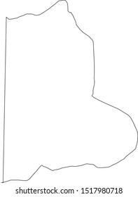 Benton County Map State Washington Stock Vector (Royalty Free ...