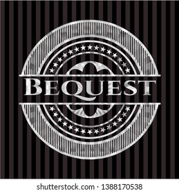 Bequest Silver Badge Emblem Vector Illustration Stock Vector (Royalty ...