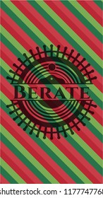 Berate Christmas Emblem Background Stock Vector (Royalty Free ...