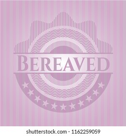 Bereaved Badge Pink Background Stock Vector (Royalty Free) 1162259059 ...
