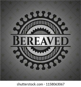 Bereaved Realistic Black Emblem Stock Vector (Royalty Free) 1158063067 ...