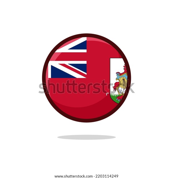 Bermuda Flag Icon Bermuda Flag Flat Stock Vector (Royalty Free ...