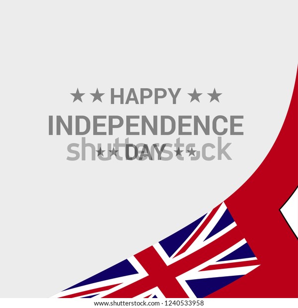 Bermuda Happy Independence Day 库存矢量图（免版税）1240533958 | Shutterstock