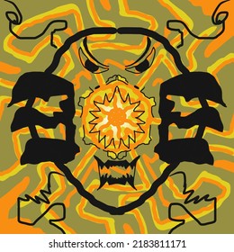 Best Abstract Hollow Holy Pattern Stock Vector (Royalty Free ...