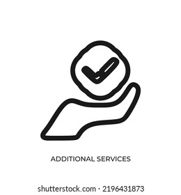 Best Additional Service Icon Vector Symbol Stock Vector (Royalty Free) 2196431873 | Shutterstock