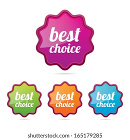 Best Choice Badges Stock Vector (Royalty Free) 165179285 | Shutterstock