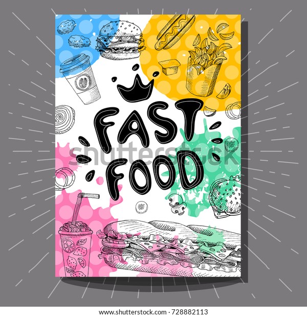 Best Choice Cafe Poster Bright Cool Stock Vector (Royalty Free) 728882113