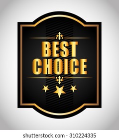 Best Choice Design Vector Illustration Eps10 Stock Vector (Royalty Free ...