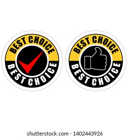 Best Choice Icon Logo Stock Vector (Royalty Free) 1402443926 | Shutterstock