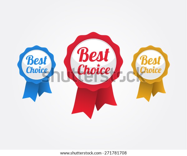 Best Choice Ribbons Stock Vector (Royalty Free) 271781708 | Shutterstock