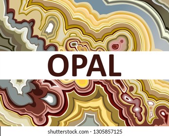 Best Cross Section Opal Abstract Texture Stock Vector (Royalty Free ...
