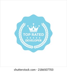 Best Developer Top Developer Icon Developer Stock Vector (Royalty Free ...