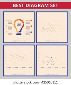 Best Diagram Set 7 Stock Vector (Royalty Free) 425065111 | Shutterstock