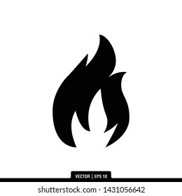 Best Fire Icon Vector Illustration Logo Stock Vector (Royalty Free ...