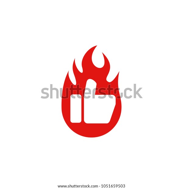 Best Fire Logo Icon Design Stock Vector (Royalty Free) 1051659503 ...