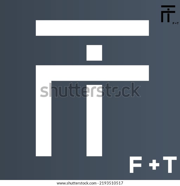 Best Front Letter Logo Design F Stock Vector (Royalty Free) 2193510517 ...