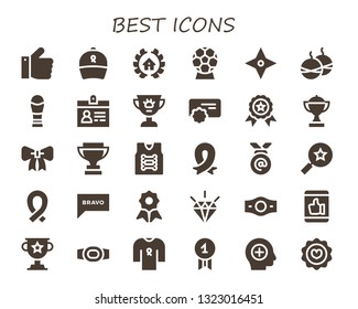Best Icon Set 30 Filled Best Stock Vector (Royalty Free) 1323016451 ...