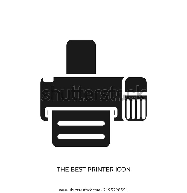 Best Modern Inkjet Printer Icon Vector Stock Vector (Royalty Free ...