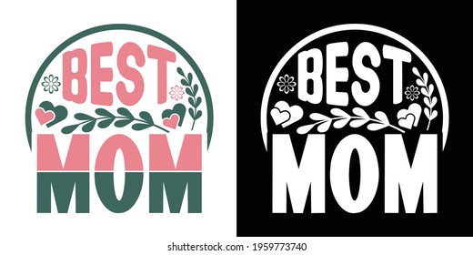 Best Mom Printable Vector Illustration Stock Vector (Royalty Free ...