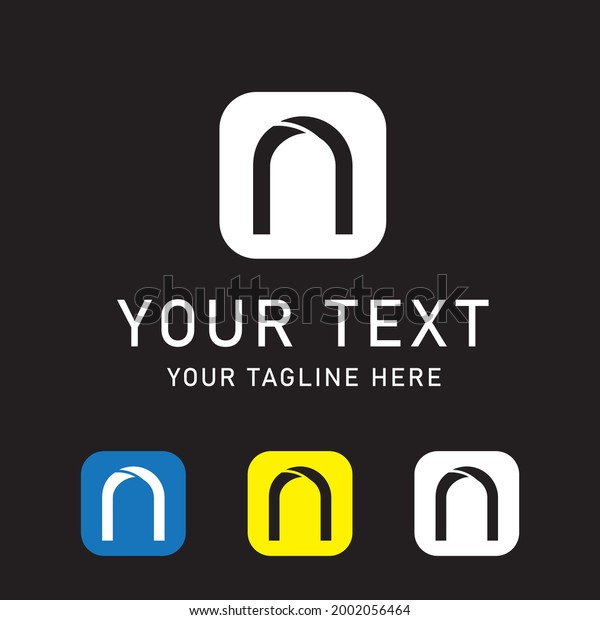 Best N Apps Logo Design Vector Stock Vector (Royalty Free) 2002056464 ...