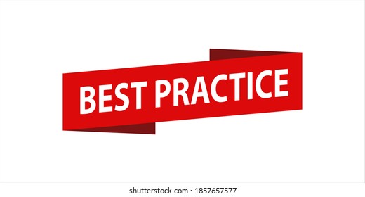 Best Practice Banner On White Background Stock Vector (Royalty Free ...