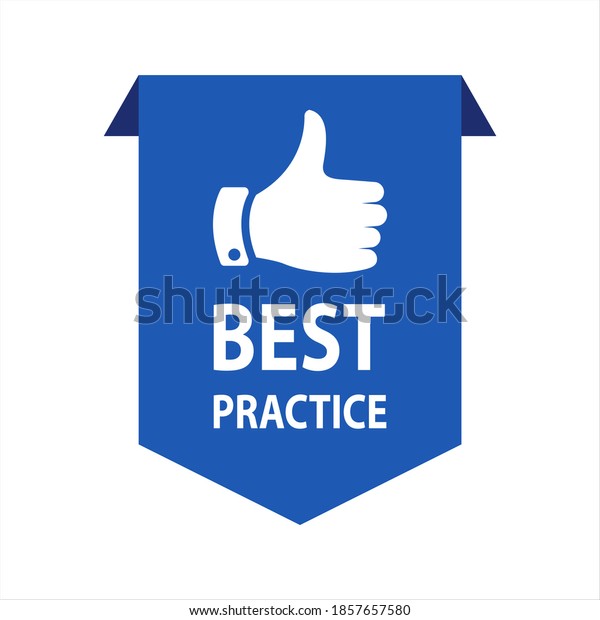 Best Practice Ribbon Banner On White Stock Vector (Royalty Free ...