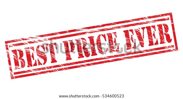 Best Price Ever Vector Red Stamp Stock Vector (Royalty Free) 534600523 ...