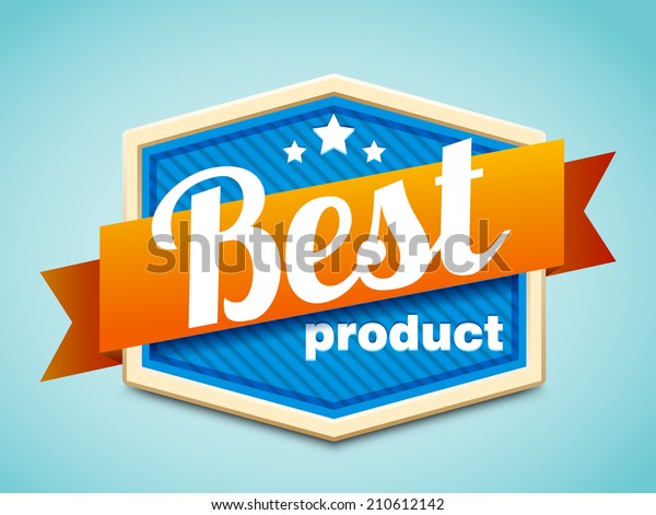 Best Product Badge Stock Vector (Royalty Free) 210612142 | Shutterstock