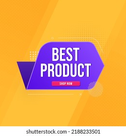 Best Product Vector Banner Modern Style Stock Vector (Royalty Free ...