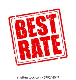 Best Rate Red Stamp Text On Stock Vector (Royalty Free) 379244047 ...