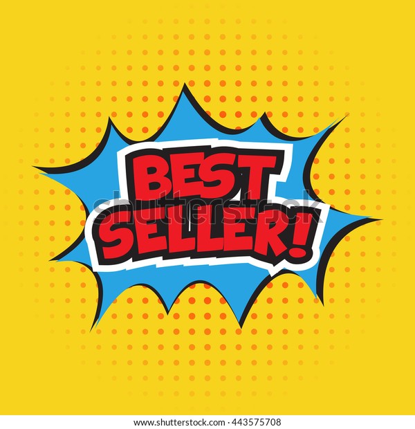 Best Seller Banner Design Vector Illustration Stock Vector (Royalty ...