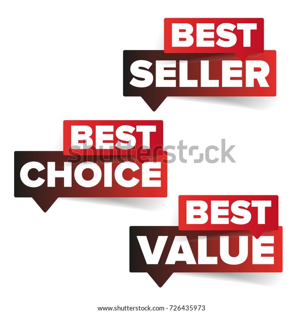 Best Seller Best Value Best Choice Stock Vector (Royalty Free ...