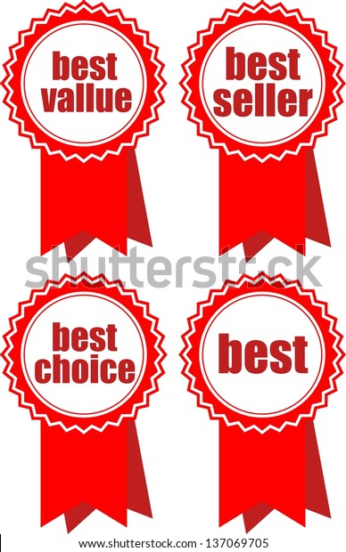 Best Seller Best Value Best Choice Stock Vector (Royalty Free ...