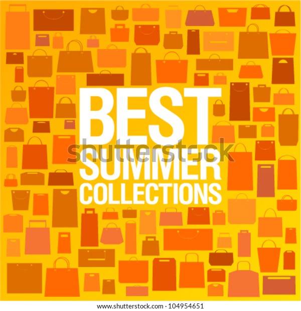Best Summer Collections Vector Banner Design Stock Vector (Royalty Free ...