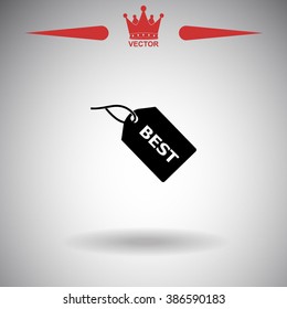 Best Tag Icon Stock Vector (Royalty Free) 386590183 | Shutterstock