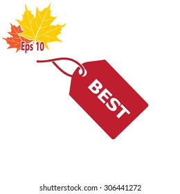 Best Tag Icon Vector Illustration Stock Vector (Royalty Free) 306441272 ...