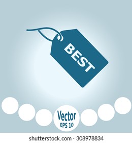 Best Tag Icon Vector Illustration Stock Vector (Royalty Free) 308978834 ...