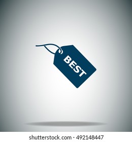 Best Tag Icon Vector Illustration Stock Vector (Royalty Free) 308978834 ...
