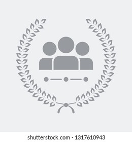 Best Team Group Icon Stock Vector (Royalty Free) 1317610943
