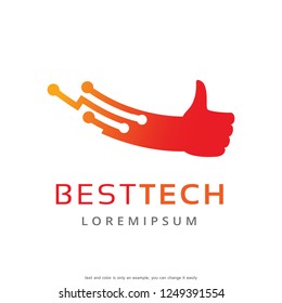 Best Technology Logo Template Design Vector Stock Vector (Royalty Free ...