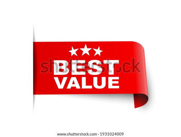 Best Value Banner Template Best Value Stock Vector (Royalty Free ...