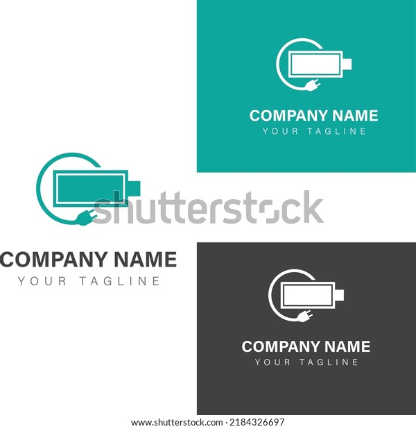Bettery Charging Logo Design Template Stock Vector (Royalty Free ...