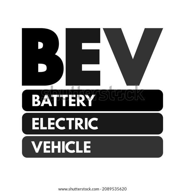 Bev Battery Electric Vehicle Type Electric Stock Vector (Royalty Free ...