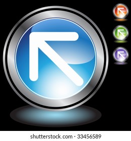 Beveled Arrow Chrome Crystal Stock Vector (Royalty Free) 33456589 ...