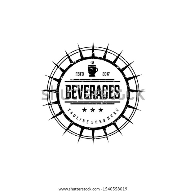 Beverages Logo Vector Graphic Design Stock Vector (Royalty Free ...