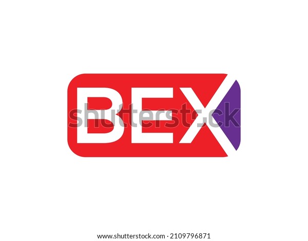 Bex Letter Original Monogram Logo Design 库存矢量图（免版税）2109796871 ...
