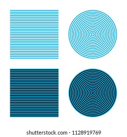 Bezold Effect Optical Illusion Color Combined Stock Vector (Royalty ...