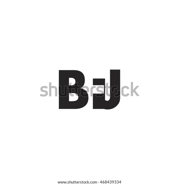 Bfj Logo Vector Graphic Branding Letter Stock Vector (Royalty Free ...