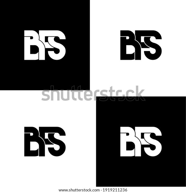 Bfs Letter Original Monogram Logo Design Stock Vector (Royalty Free ...