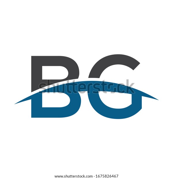 Bg Bgp Logo Initial Letter Design Stock Vector (Royalty Free ...